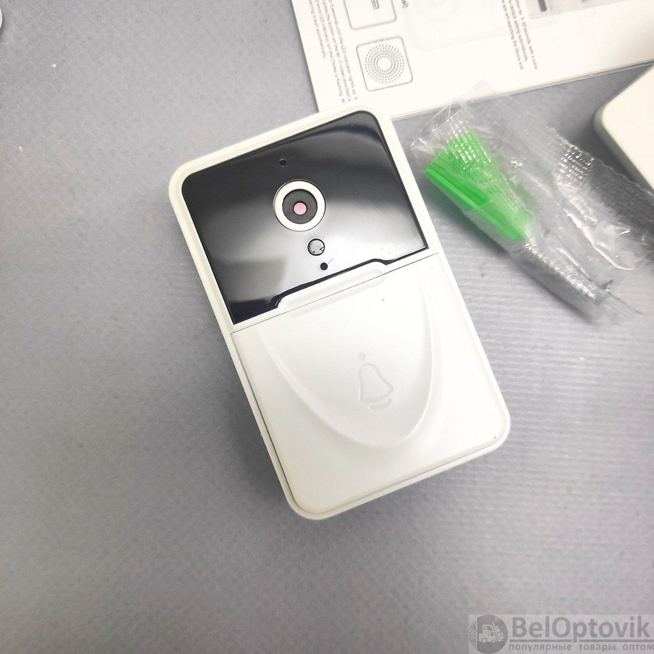 Умный беспроводной видеоглазок Mini Smart DOORBELL Wi-Fi управление ...